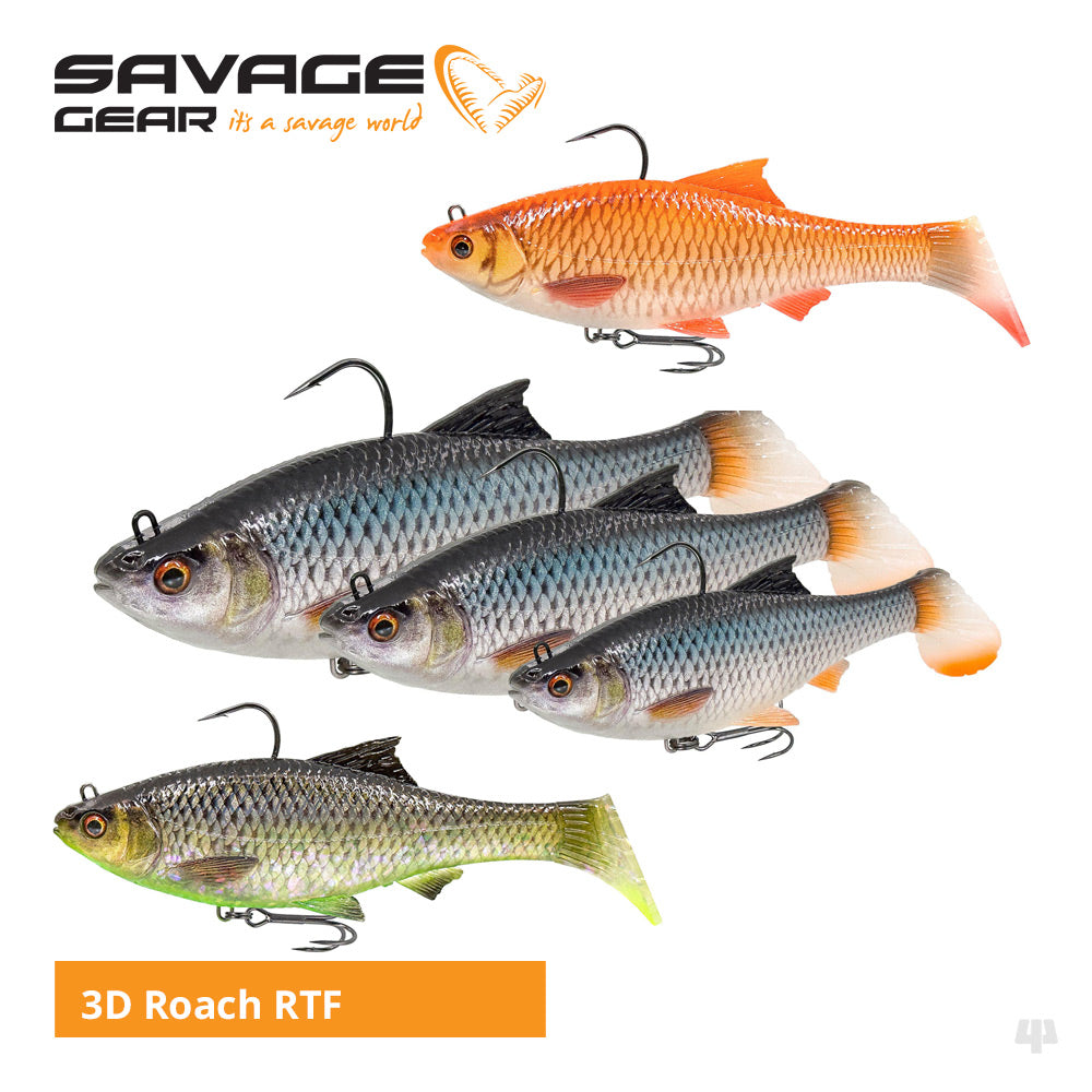 Savage Gear 3D Roach Shad RTF Lures — Lines & Lures