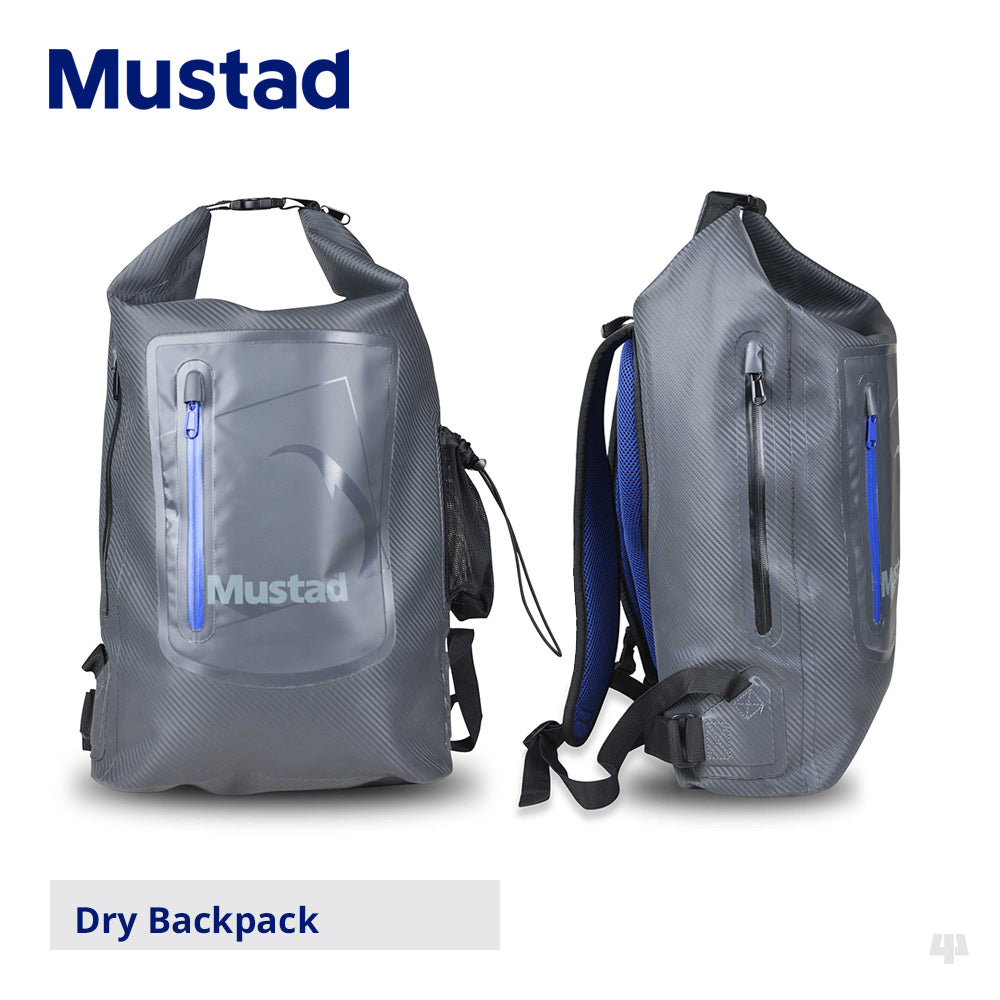 Mustad 30L Dry Backpack — Lines & Lures