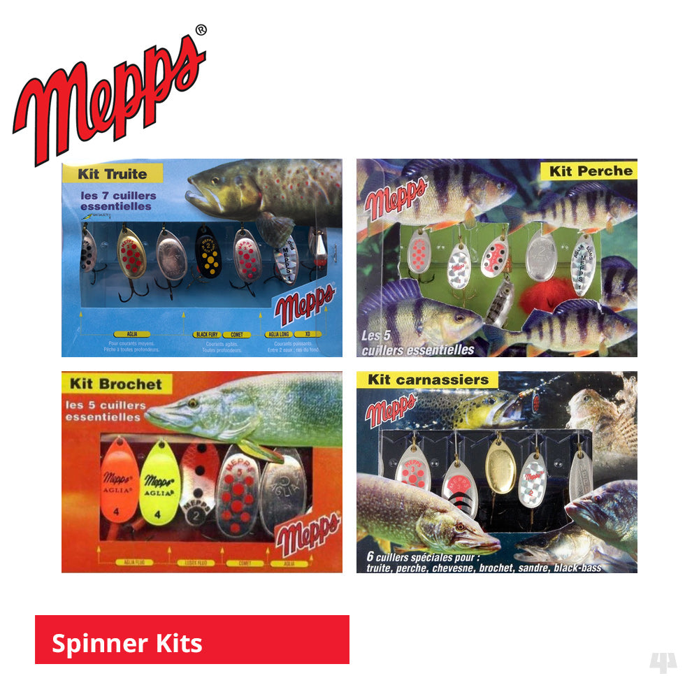 Mepps Spinner Kits — Lines & Lures