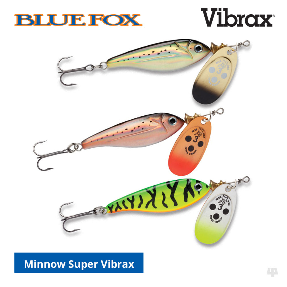 Blue Fox Super Vibrax Minnow Spinners — Lines & Lures