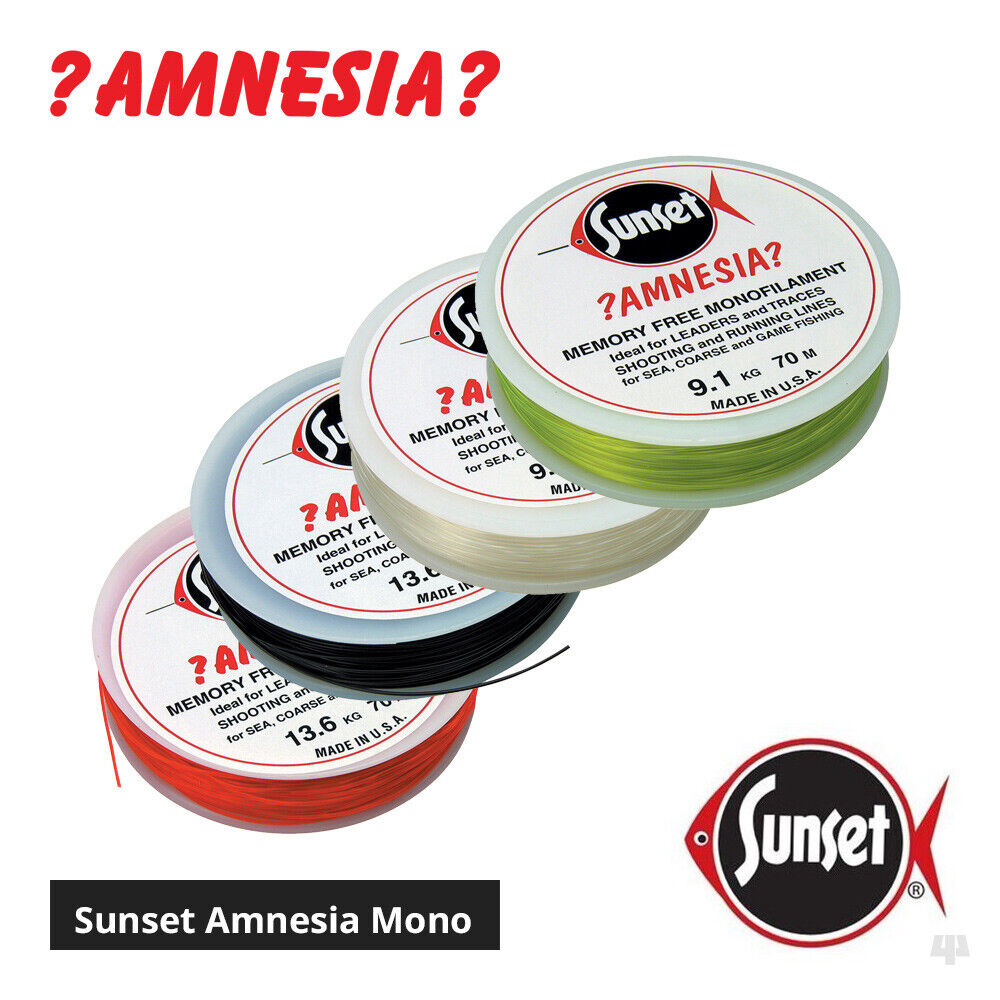 Sunset Amnesia Memory Free Monofilament — Lines & Lures