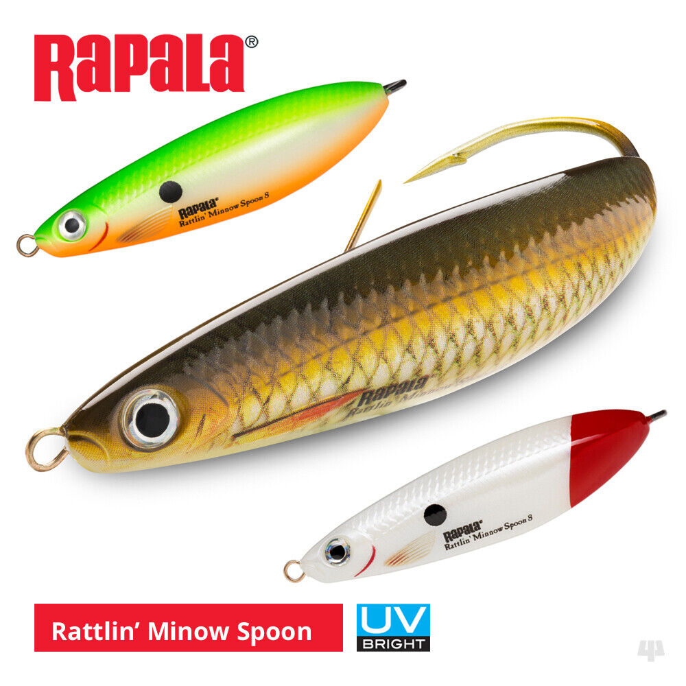 Rapala Rattlin' Minnow Spoon Lures — Lines & Lures